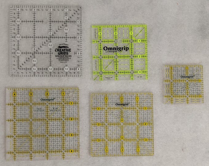 Small Square Quilting Rulers - Etsy