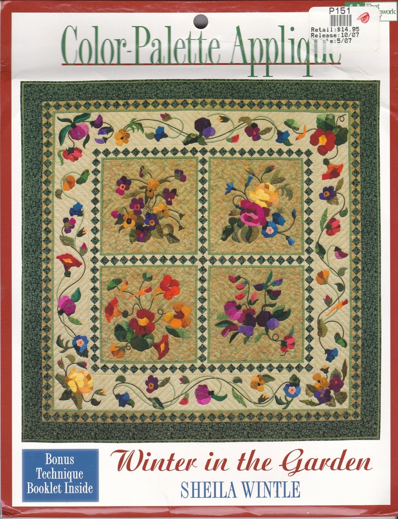 Floral Applique Quilt Patterns - Etsy