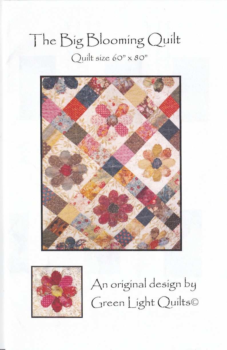 Floral Applique Quilt Patterns - Etsy