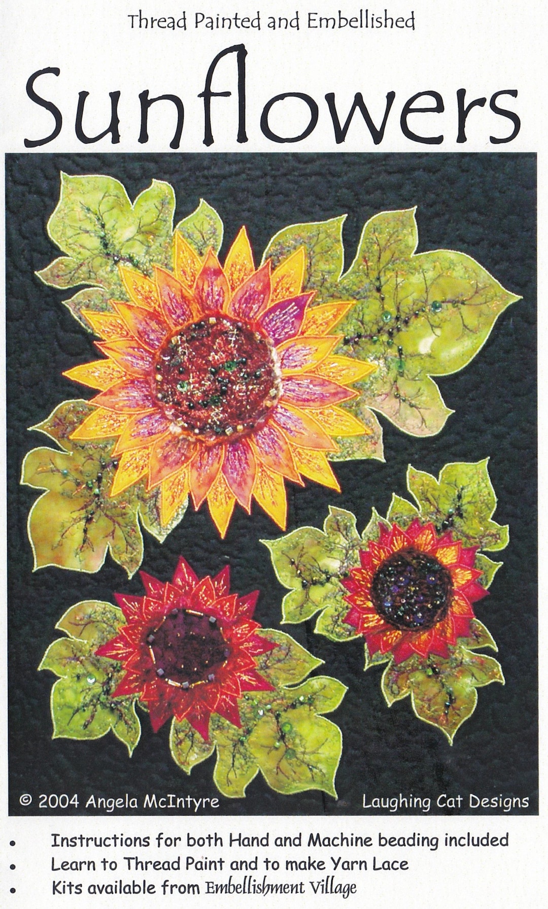 Sunflower Applique Quilt Pattern - Etsy