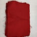 Red Woven Fabric Scraps - Etsy