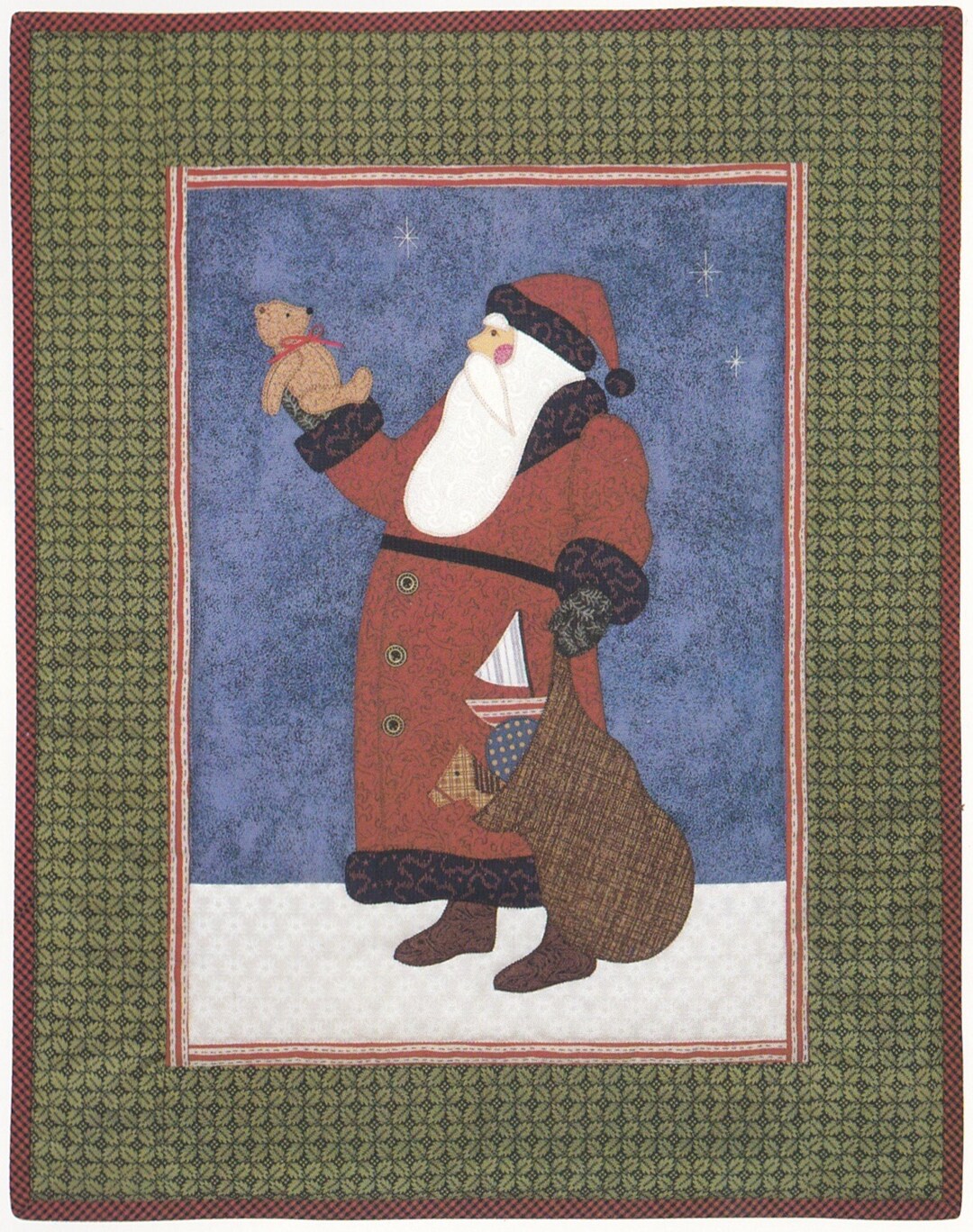 Santa Applique Pattern - Etsy