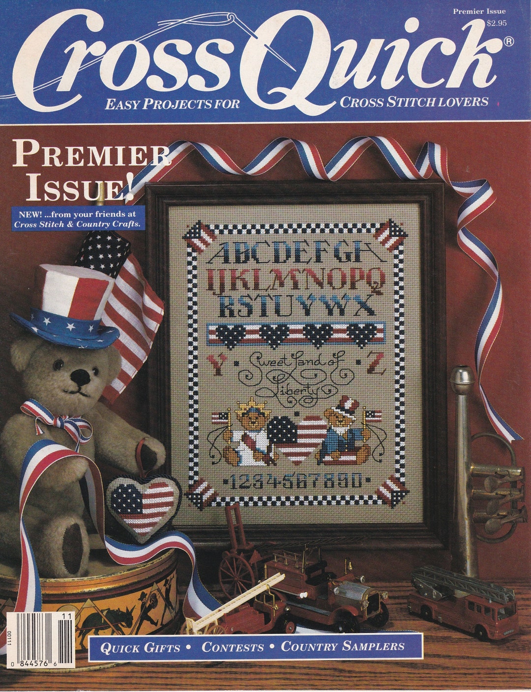 Cross Quick Cross Stitch Magazine August/september 1988 - Etsy