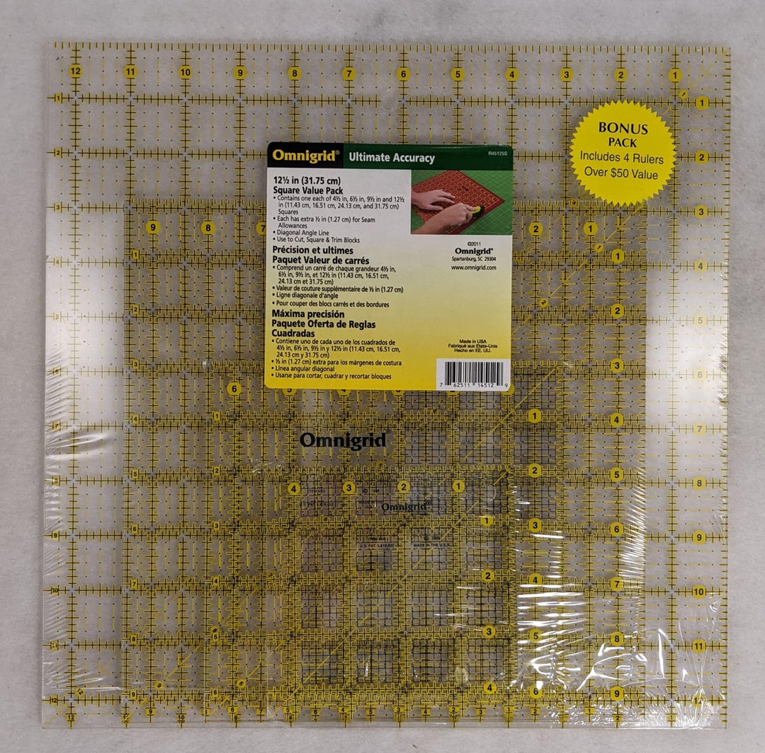 Omnigrid Rulers Square Value Pack - Etsy