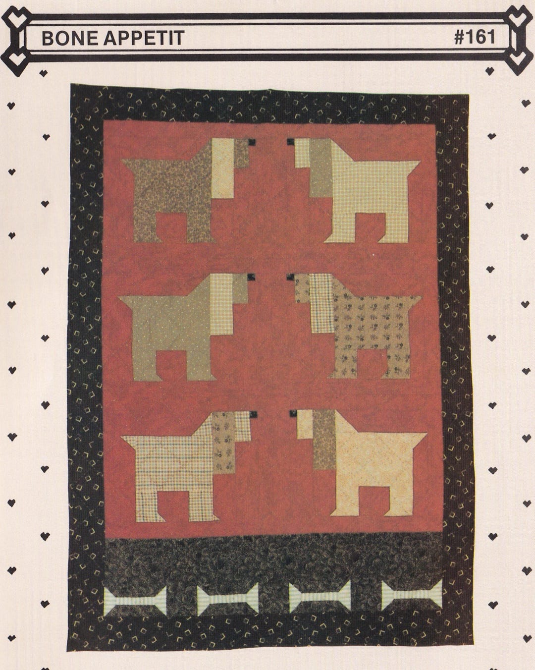 Bone Appetit Dog Quilting Pattern - Etsy