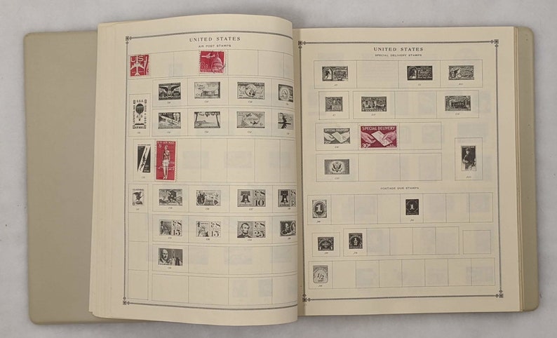 Stamp Collection Scott's World Stamp Album From 1965 - Etsy
