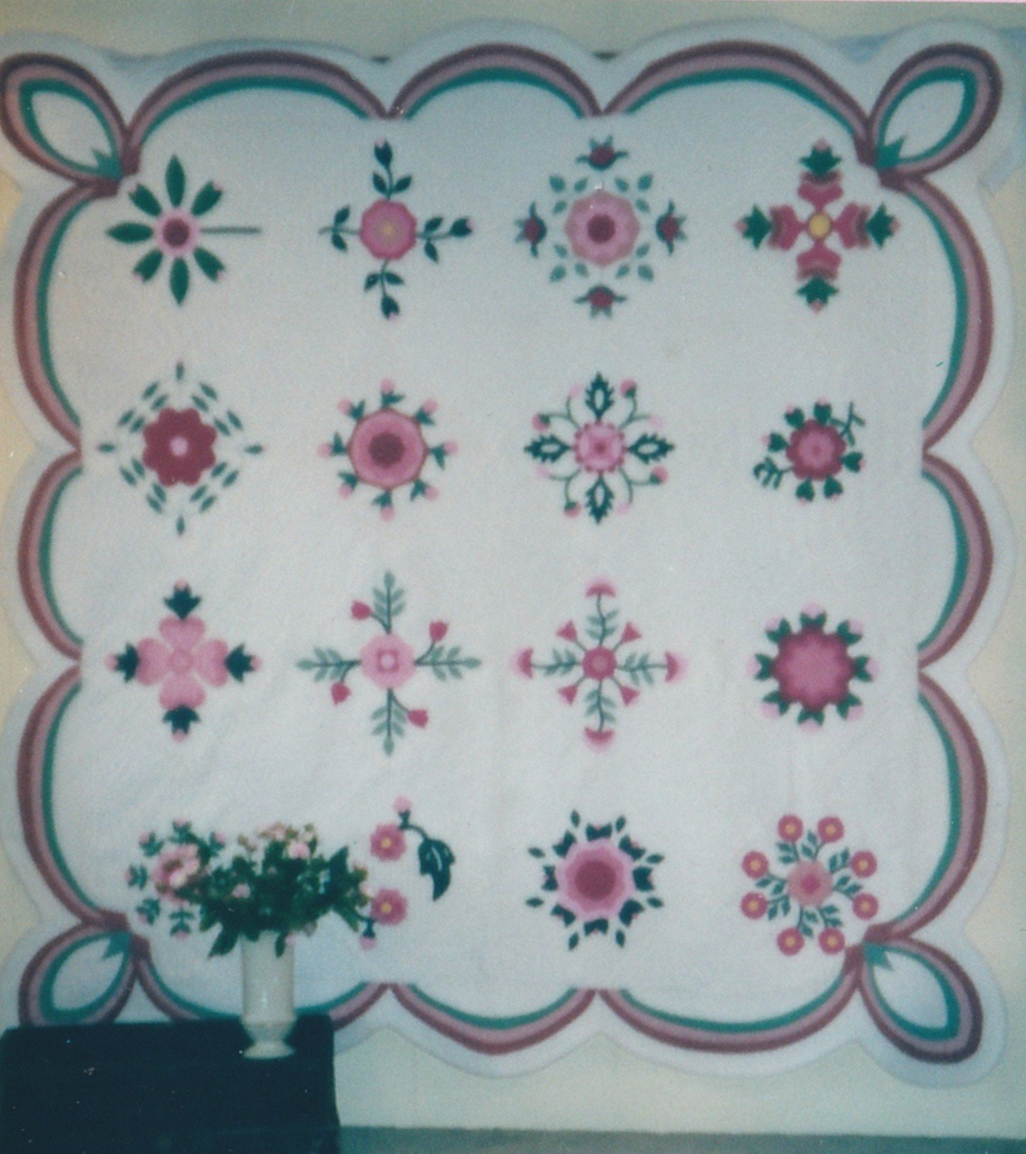 Floral Applique Quilt Patterns - Etsy