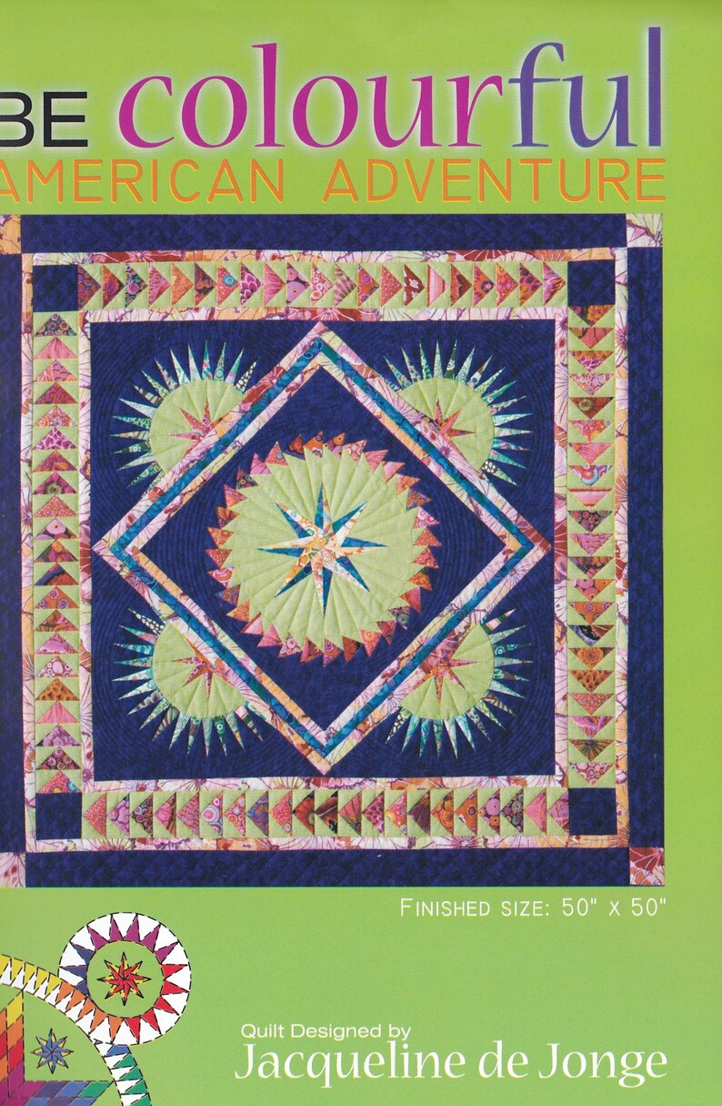 Be Colourful Modern Quilt Patterns by Jacqueline De Jonge - Etsy