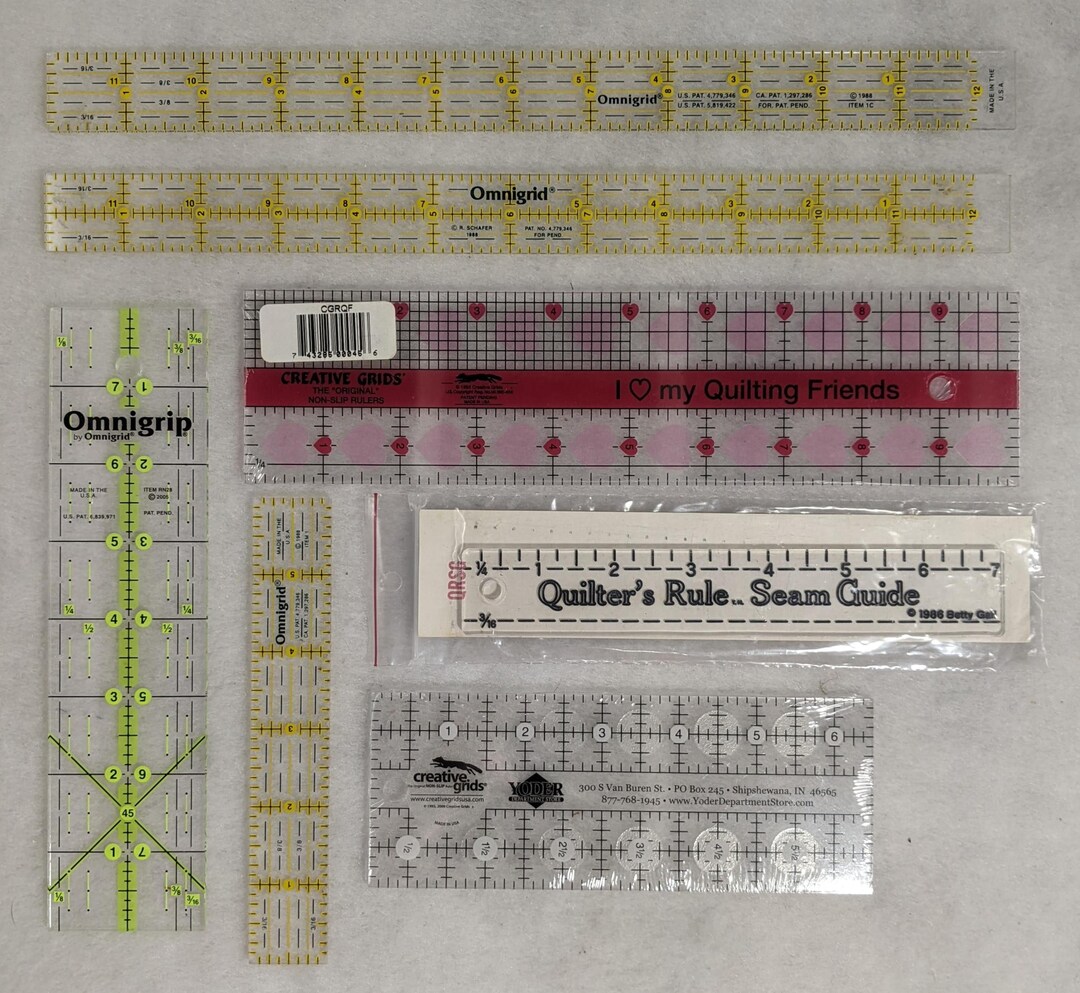 Thin Rectangle Quilting Rulers - Etsy