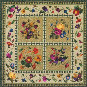 Floral Applique Quilt Patterns - Etsy