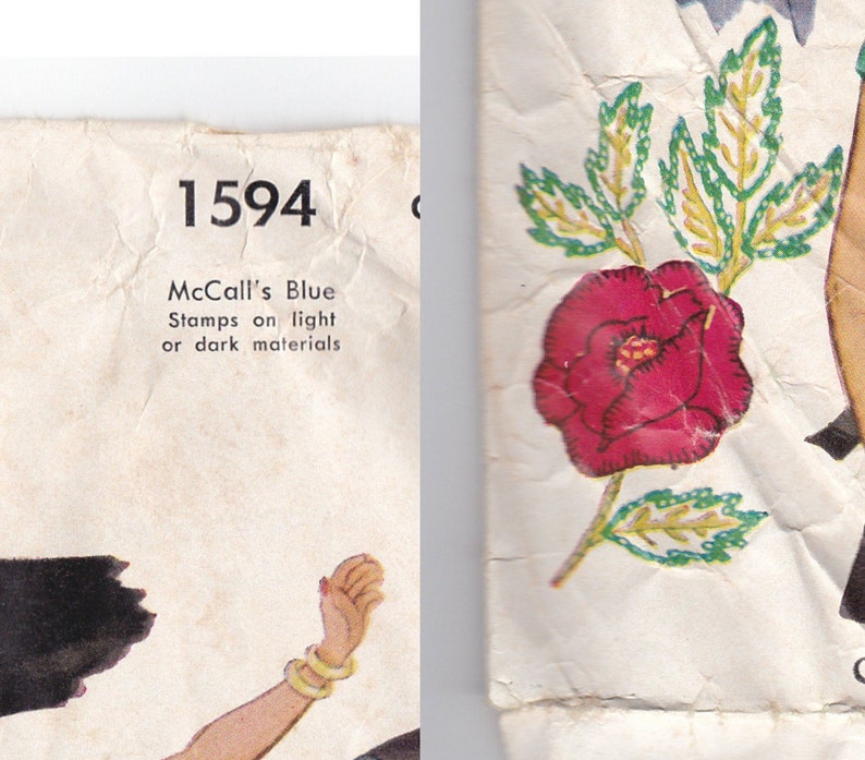 Mccall's 1594 Vintage 1950's Woman's Apron Pattern - Etsy