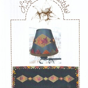Shades of Autumn Lamp Shade and Table Runner Pattern - Etsy