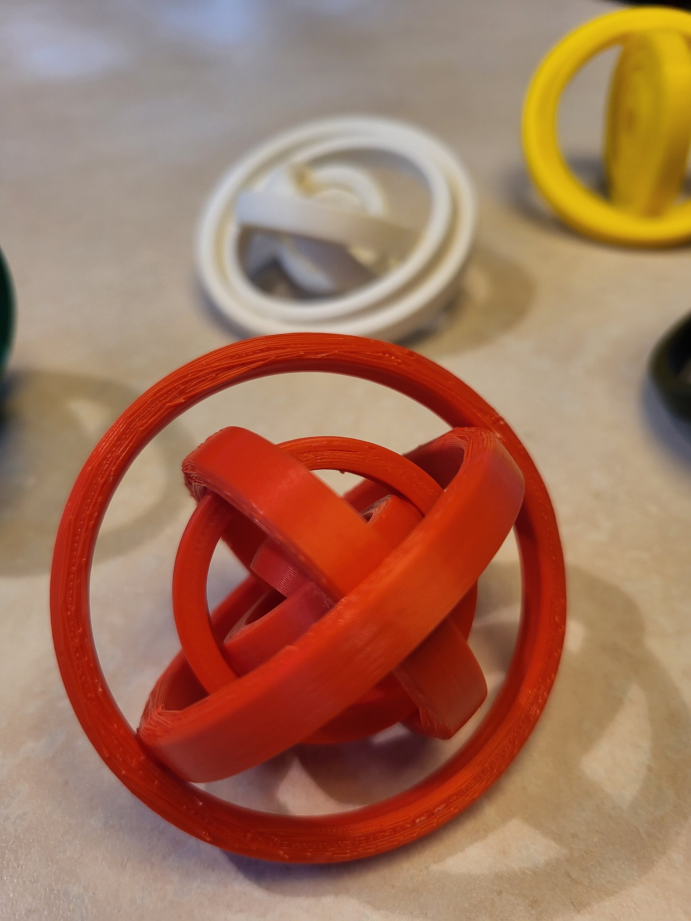 3d Printed Gyroscope- 6 Color Options- 6 Layers of Rings - Etsy