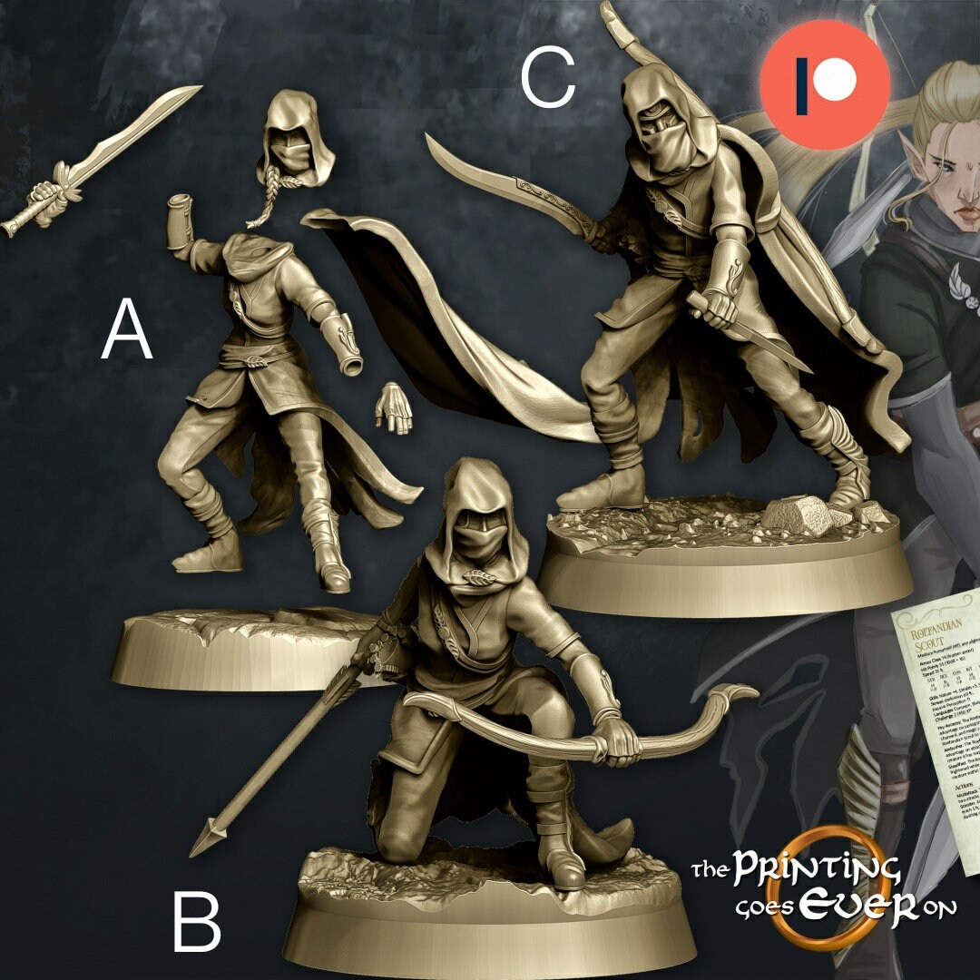 Elven Rangers the Printing Goes Ever On - Etsy