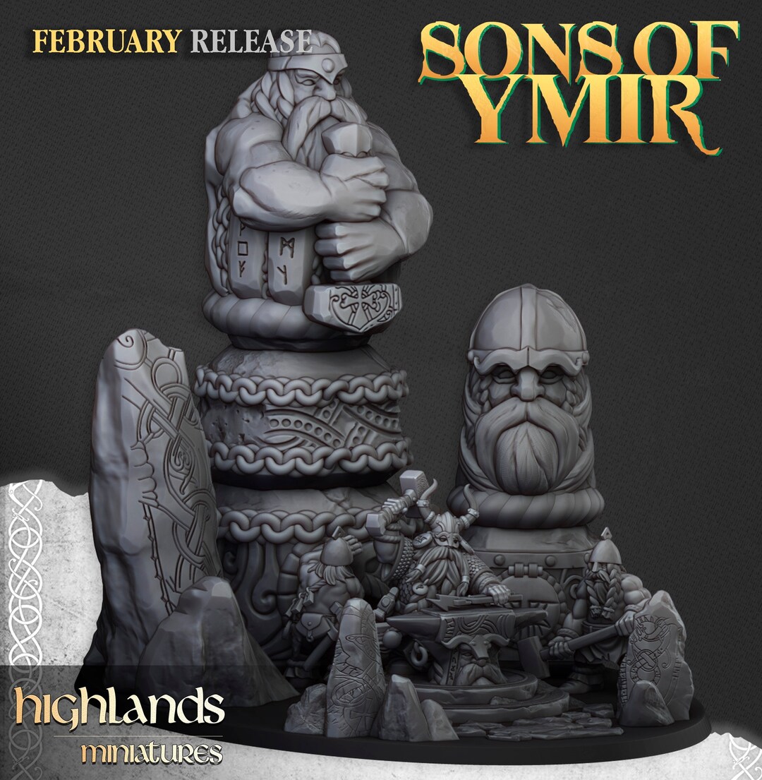 Dwarf Runemasters Highlands Miniatures - Etsy