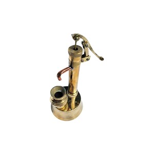 Handmade Brass Mini Hand Pump - Rustic Countryside Style Decorative ...