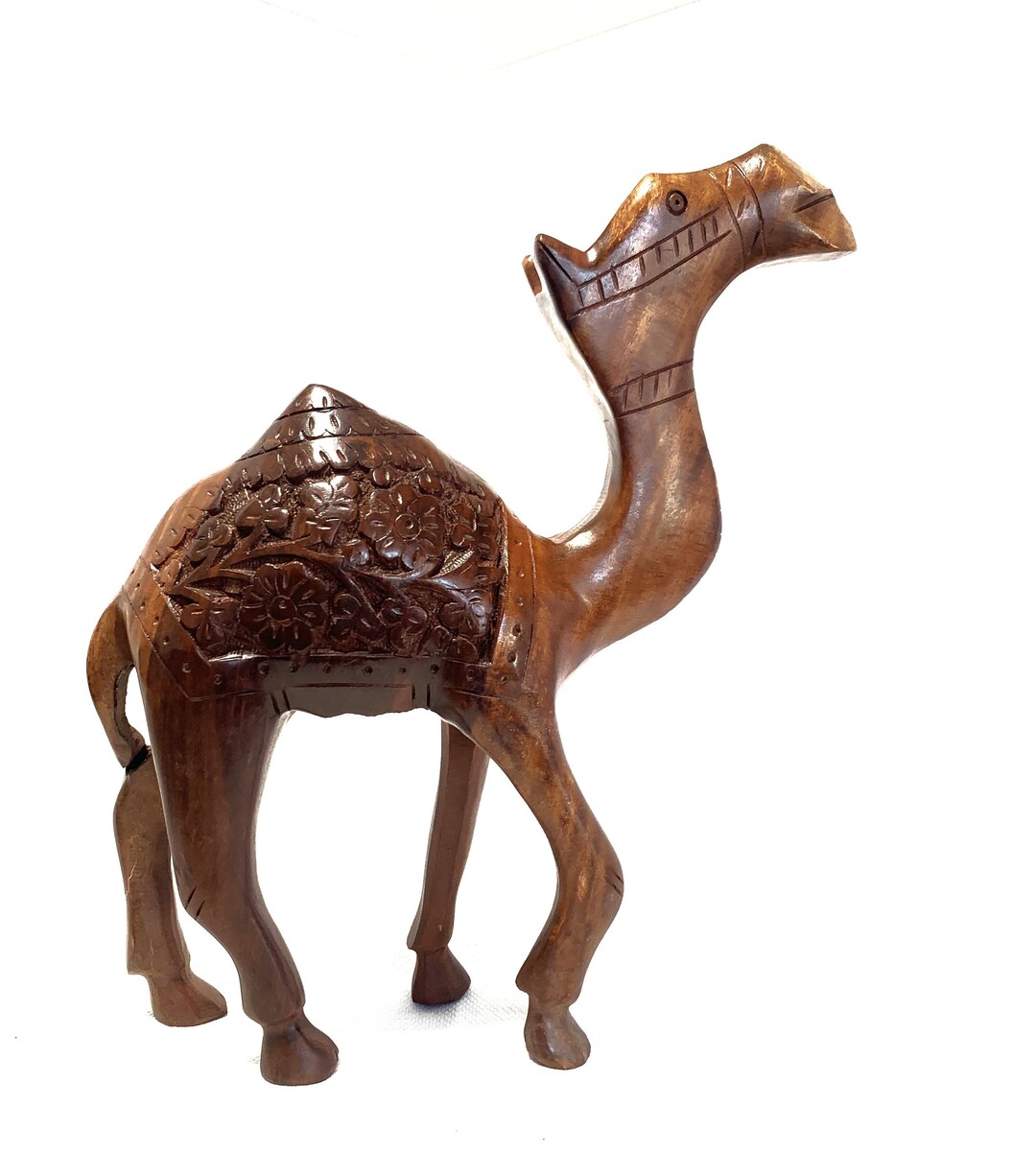 Rosewood Hand Carved Camel, Middle Eastern Camel, Desert Camel, Ship of ...