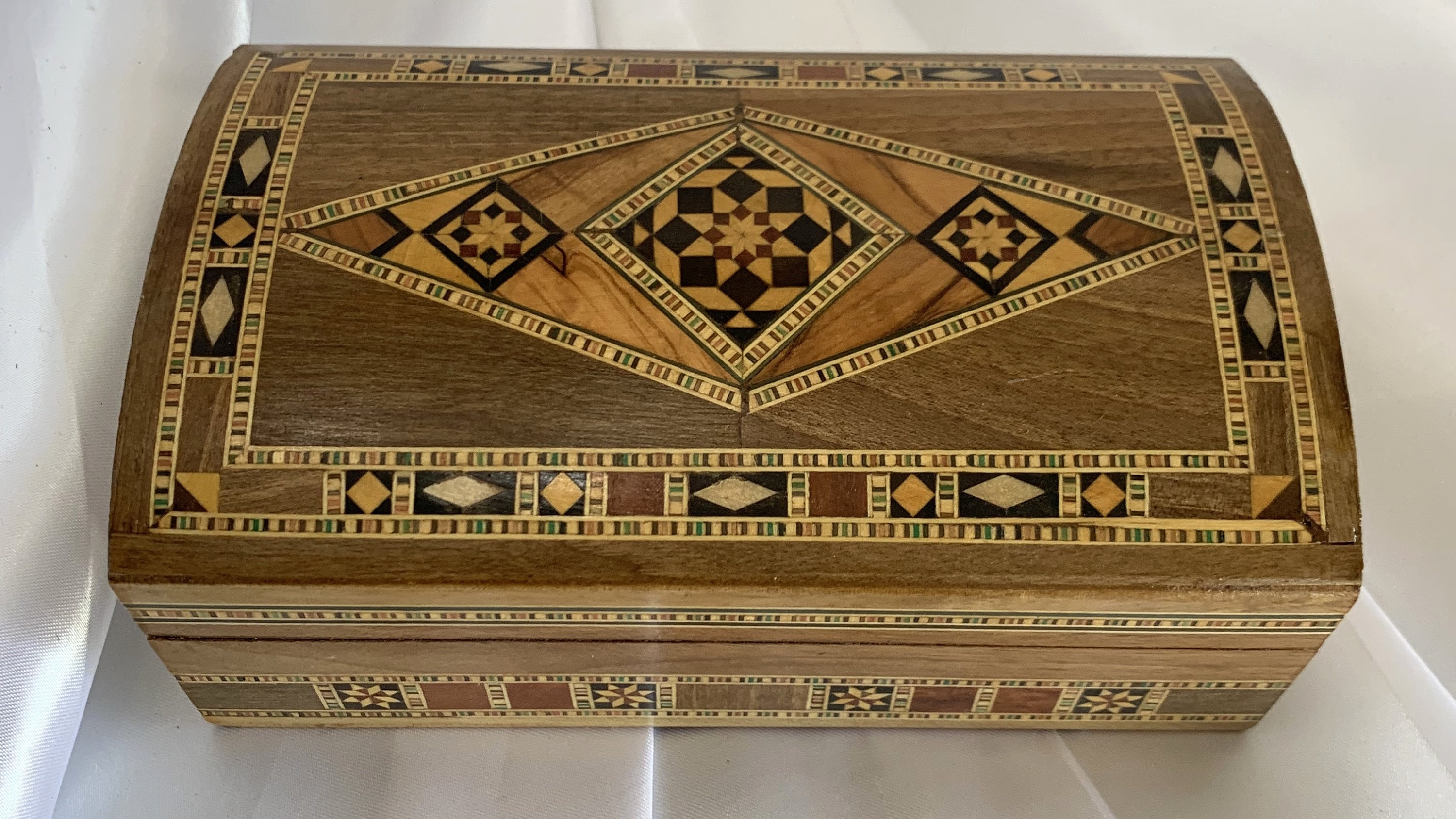 Suri Jewelry Box, Wood Inlayed Jewelry Storage 7.5 X 4.5 X 3 - Etsy