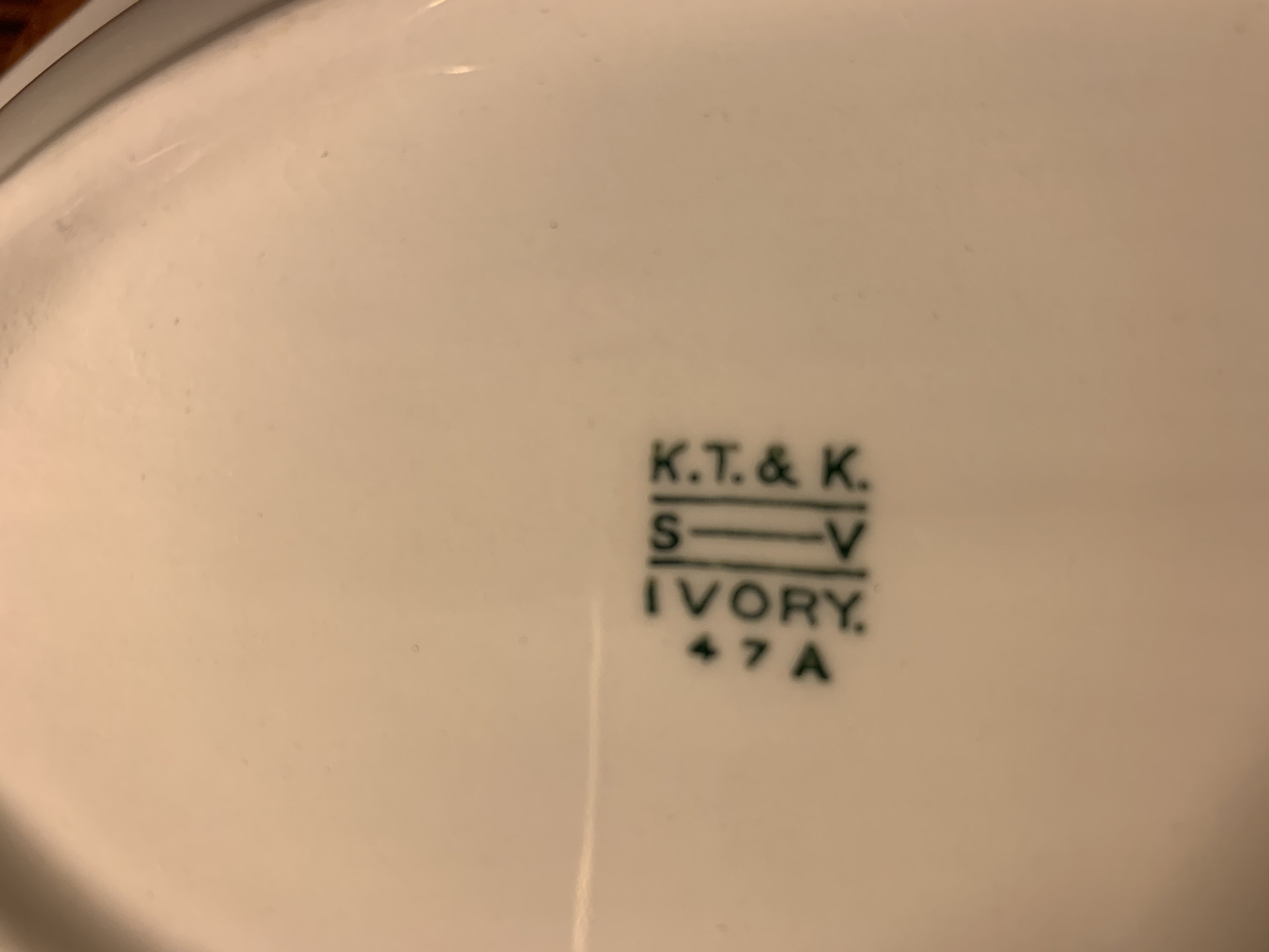 K.T & K Ivory Floral Serving Dish - Etsy