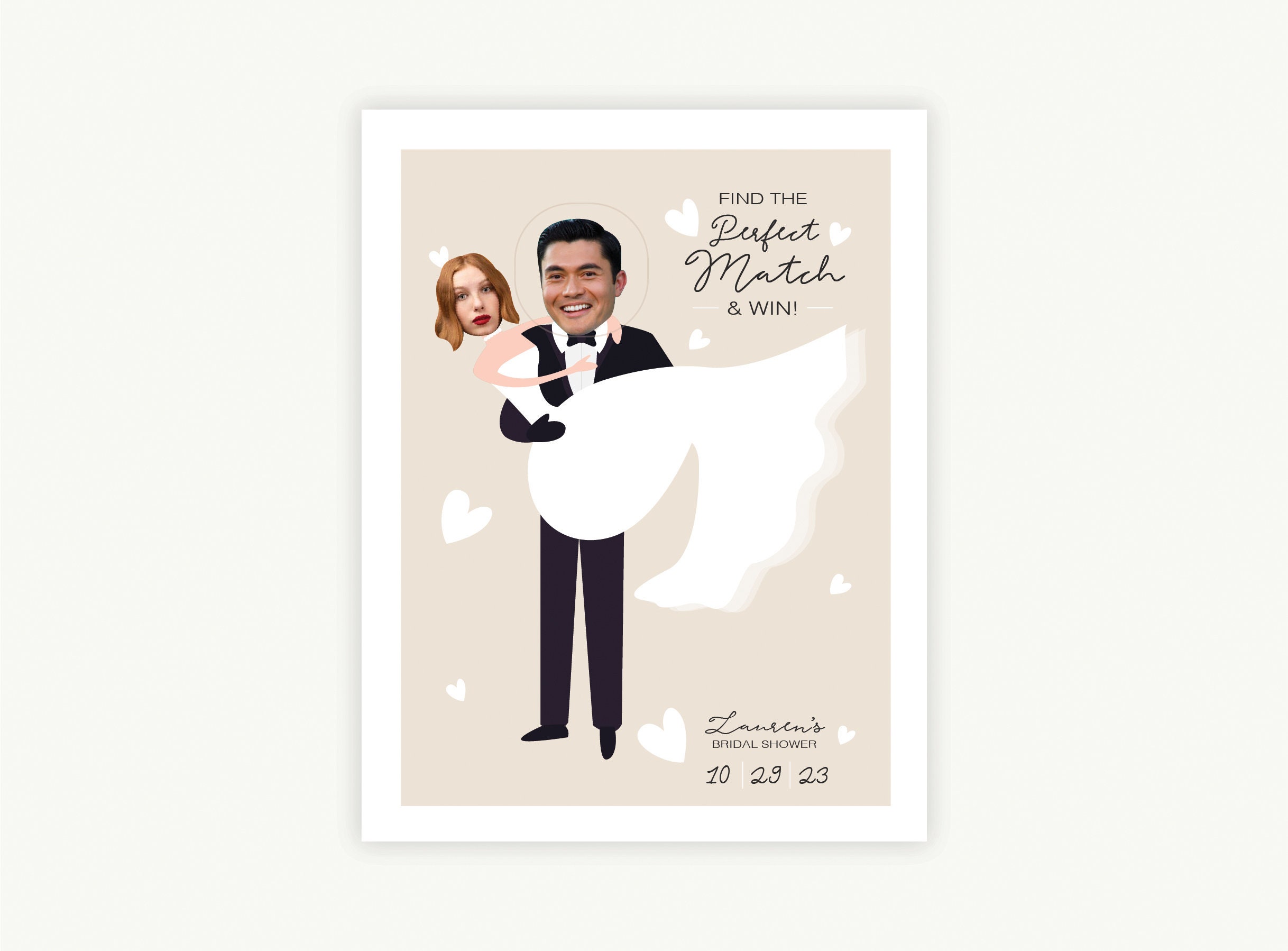 Bride and Groom Scratch-off Game Scratch off Cards Custom - Etsy