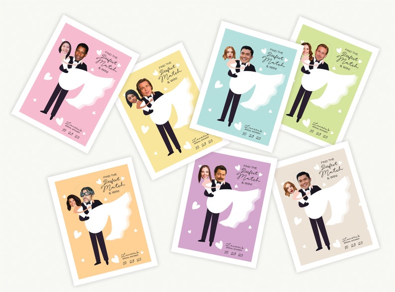 Who Has the Groom Scratch off - Bridal Shower Game, Funny Wedding ...