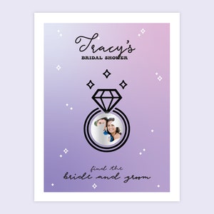 Find the Bride and Groom Game - Scratch off Game, Bridal Shower, Bridal ...