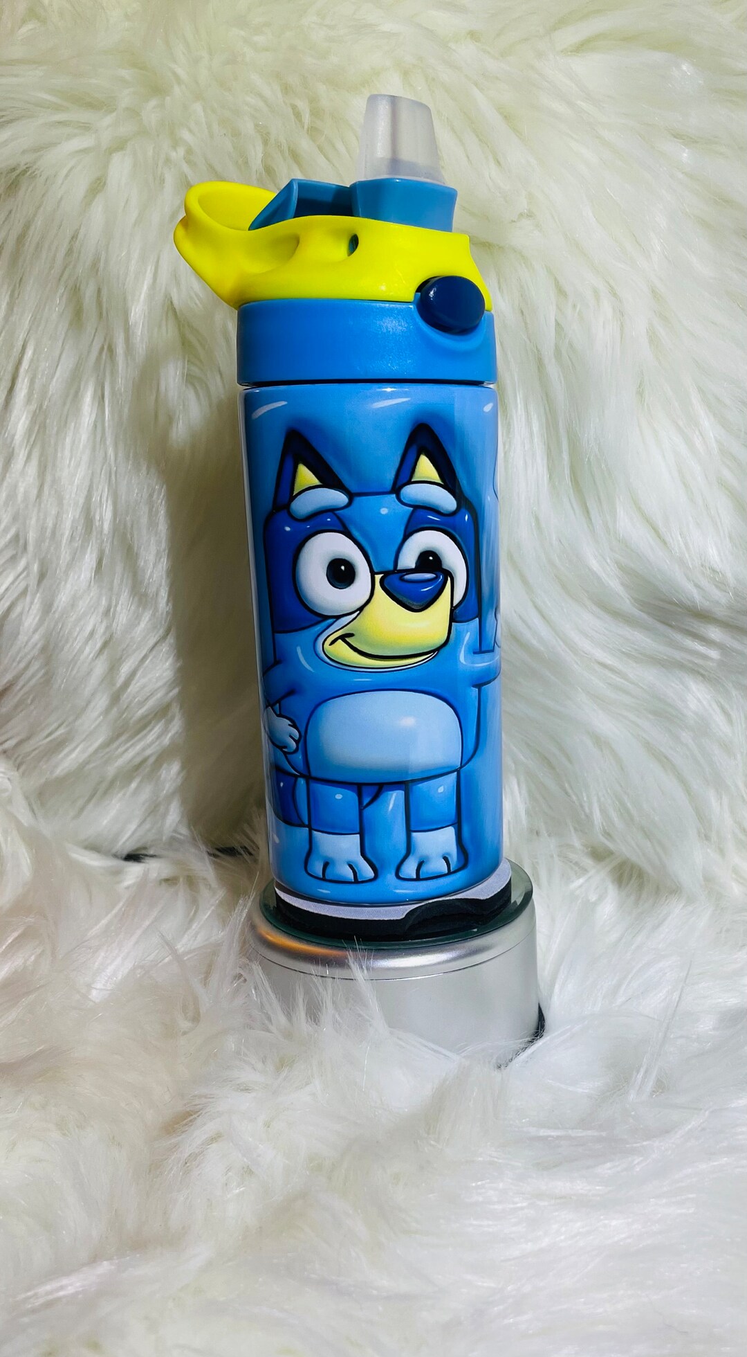 Bluey Inflated Kids Water Bottles. 12oz or 20oz Flip Top Lid - Etsy