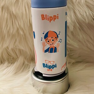 Blippi Kids 12oz Flip Top Lid Water Bottle - Etsy