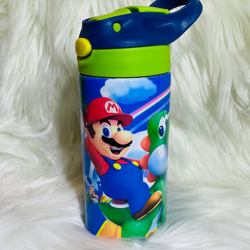 Super Mario Water Bottle - Etsy