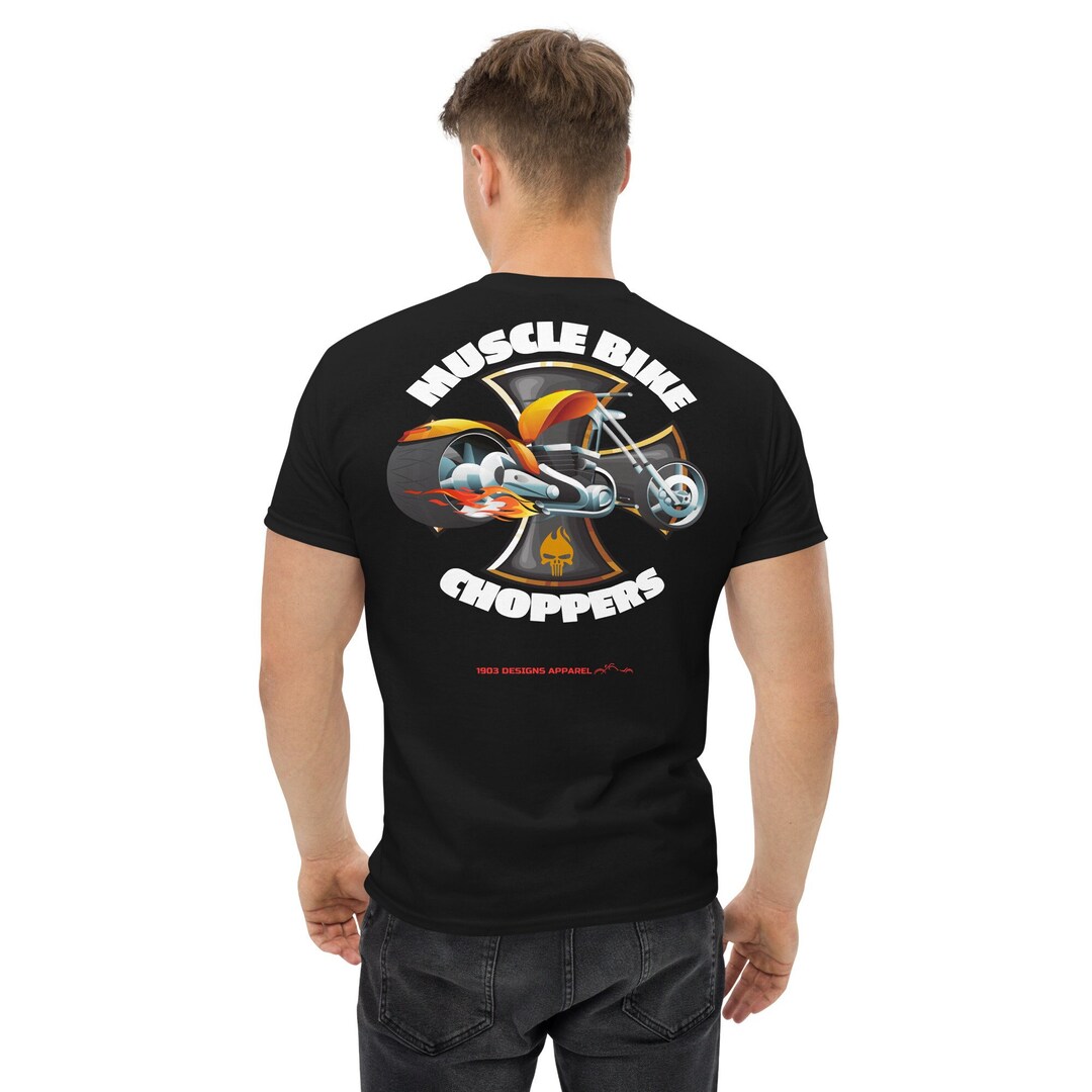Muscle Bike Choppers, Biker T-shirt, Motorcycle T Shirt, Biker Apparel ...