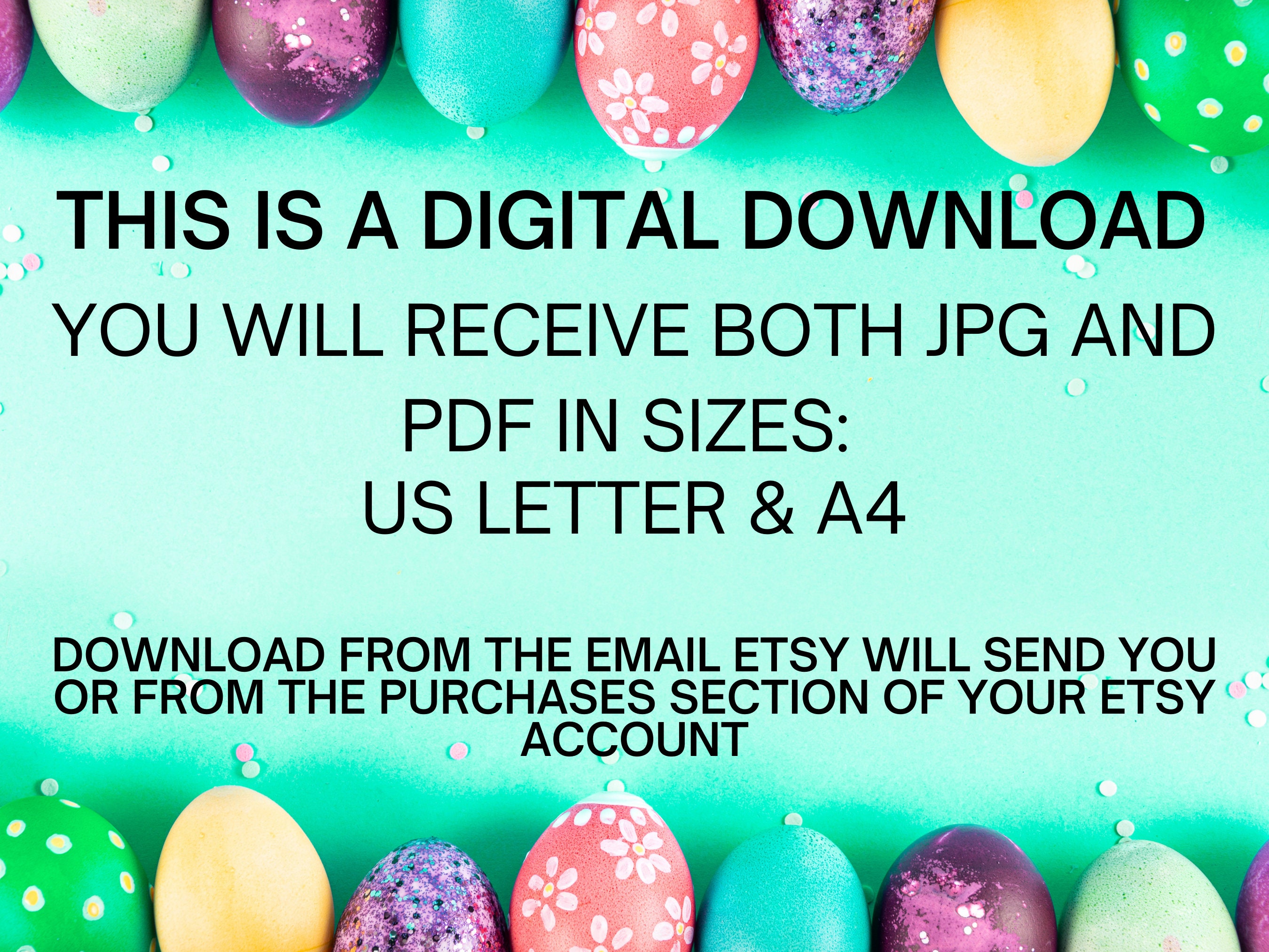 5 Page Easter Coloring Bundle, Printable Coloring Pages, Coloring ...