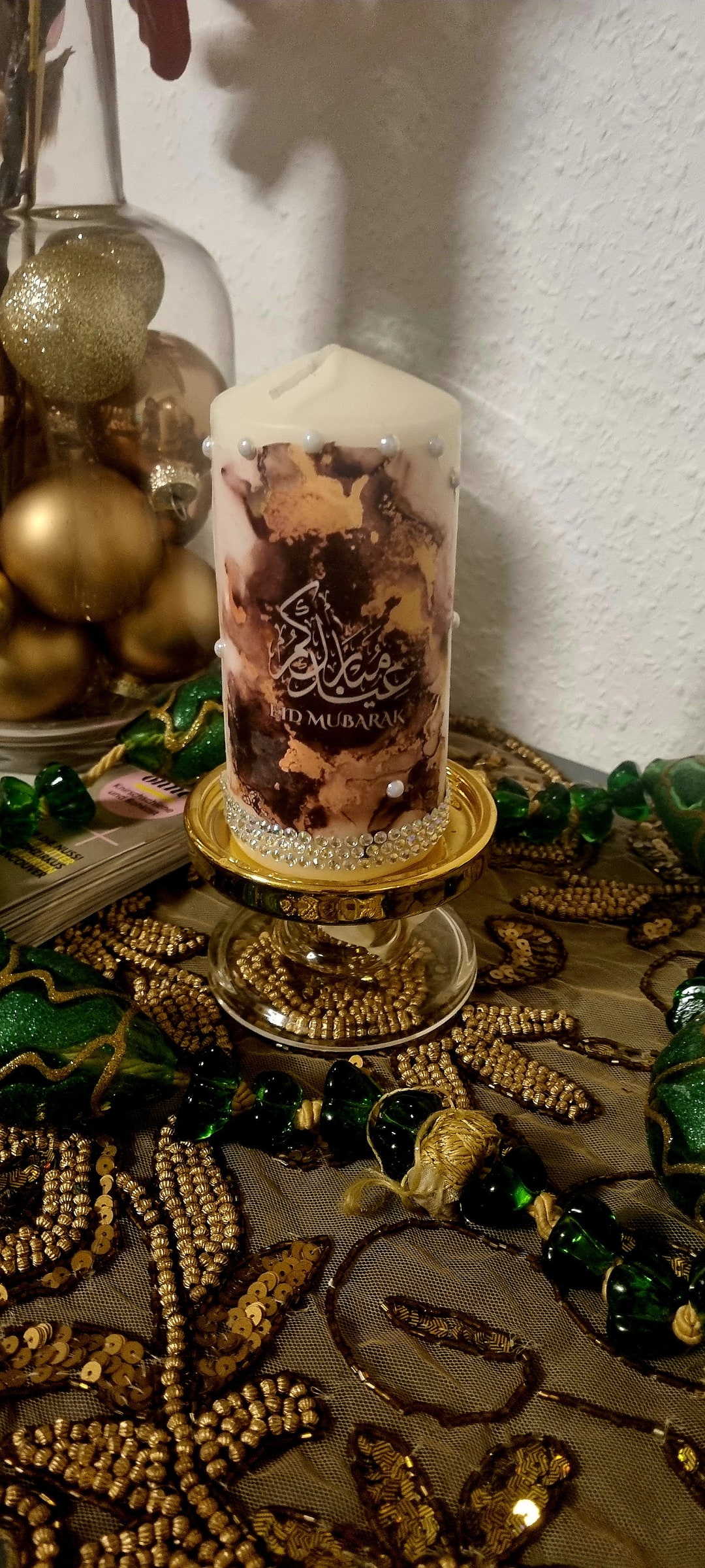 Eid Mubarak Candle, Islamic Eid Mubarak Gift, Breaking the Fast, Eid ...