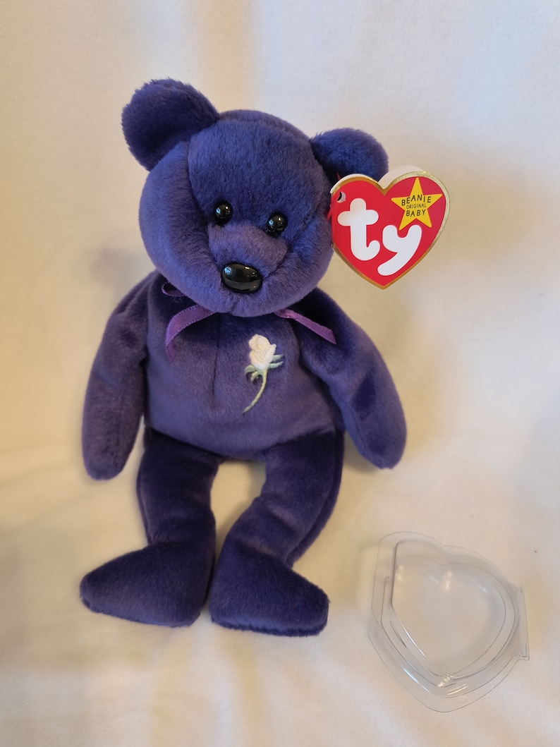 RARE Original Ty Princess Bear- Beanie Babies Collection W/ ERRORS - Etsy
