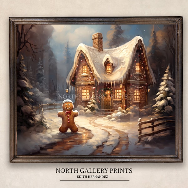 Gingerbread Wall Art - Etsy