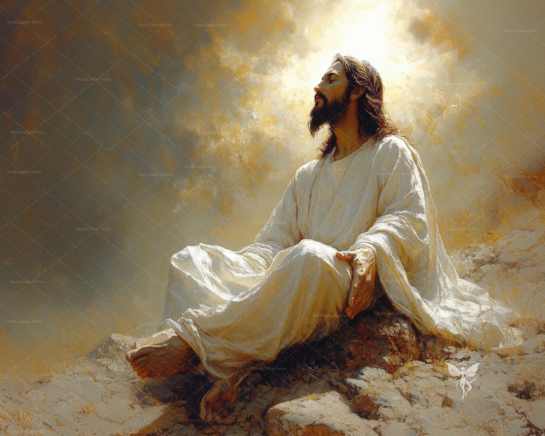 Easter Christian Wall Art, Jesus Resurrection, Catholic Church Painting ...