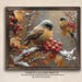 Fall Oil Painting Digital Download, Autumn Bird Print, Fall Printable ...