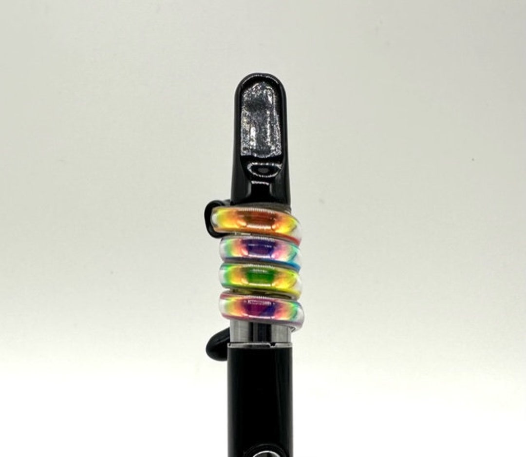 Iridescent Rainbow Vape Pen Case Stoner Gifts Glass Cart Cover - Etsy