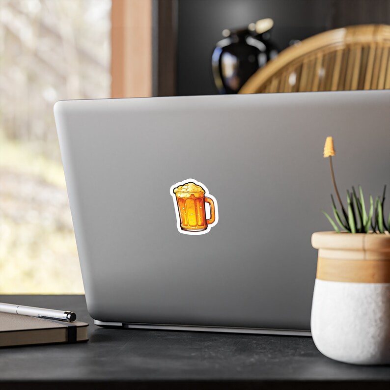 Overflowing Beer Glass Sticker: Cheers to Good Times - Etsy
