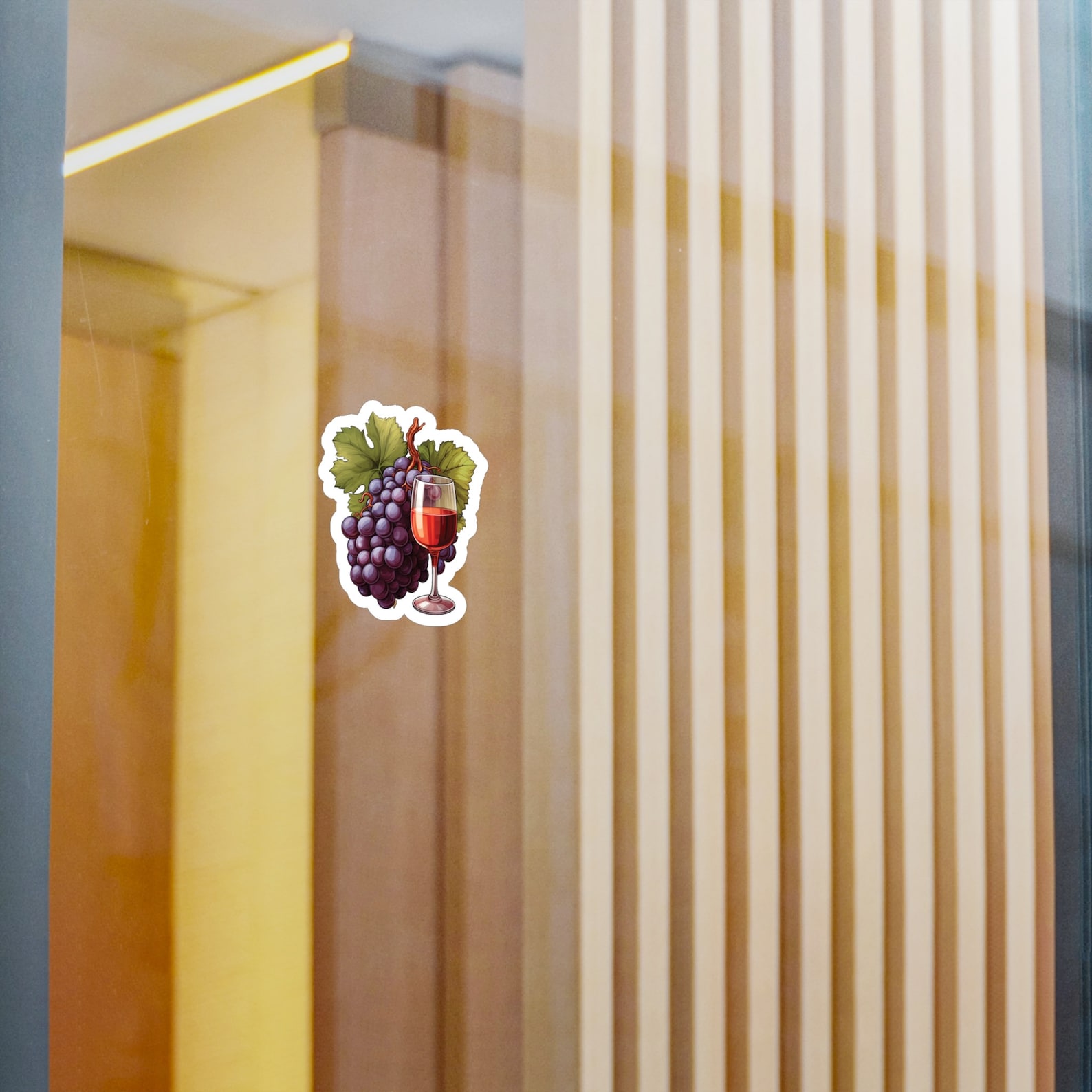 Grape Delight Sticker: Cheers to Wine and Nature's Beauty - Etsy