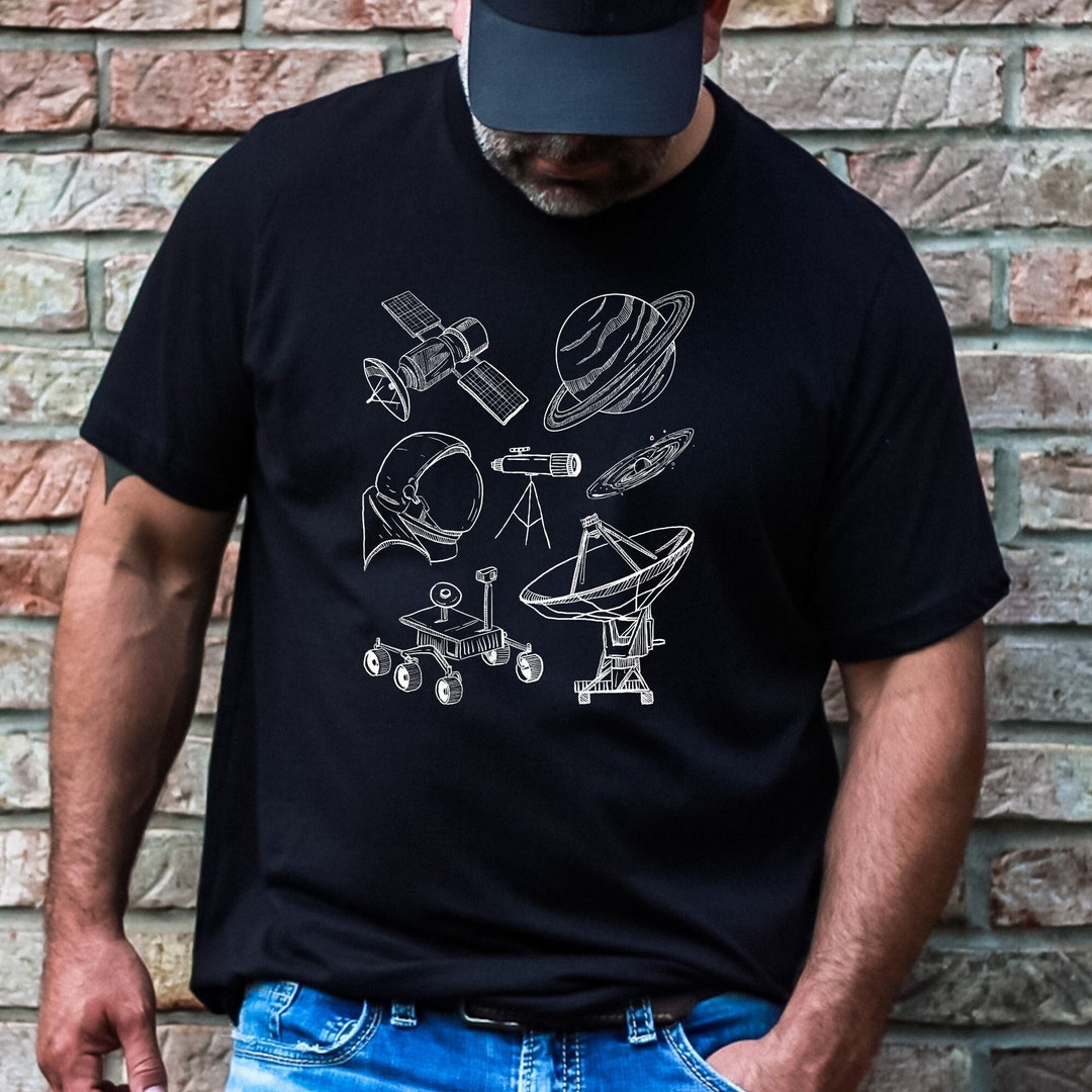 Space Astronomer Shirt, Sketch Shirt for Nerds, Patent/sketch Shirts ...