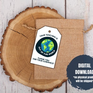 Teacher Gift Tags Set of 4, Funny End of School Year Appreciation Gift ...