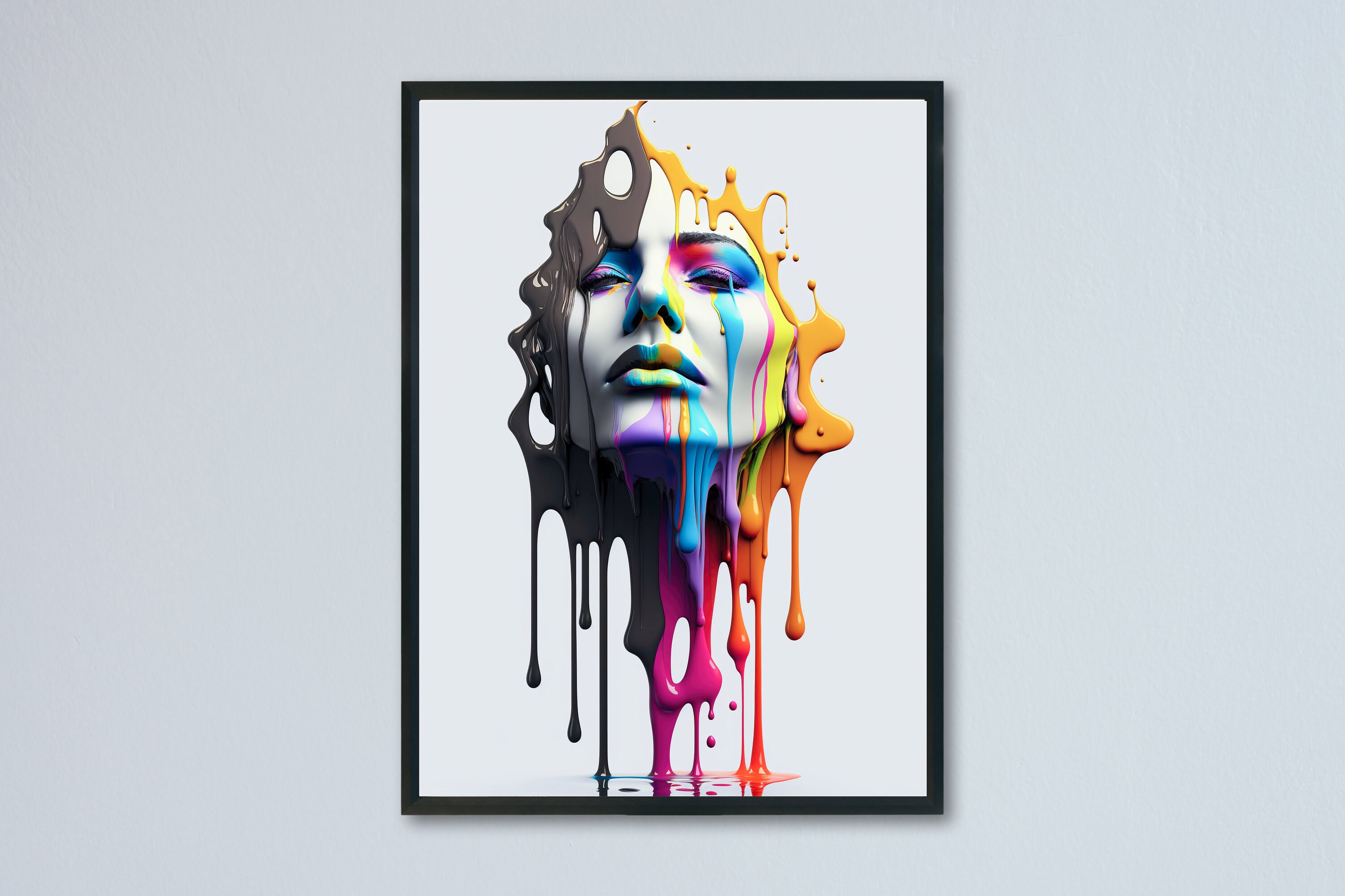 Abstract Face Painting Ideas