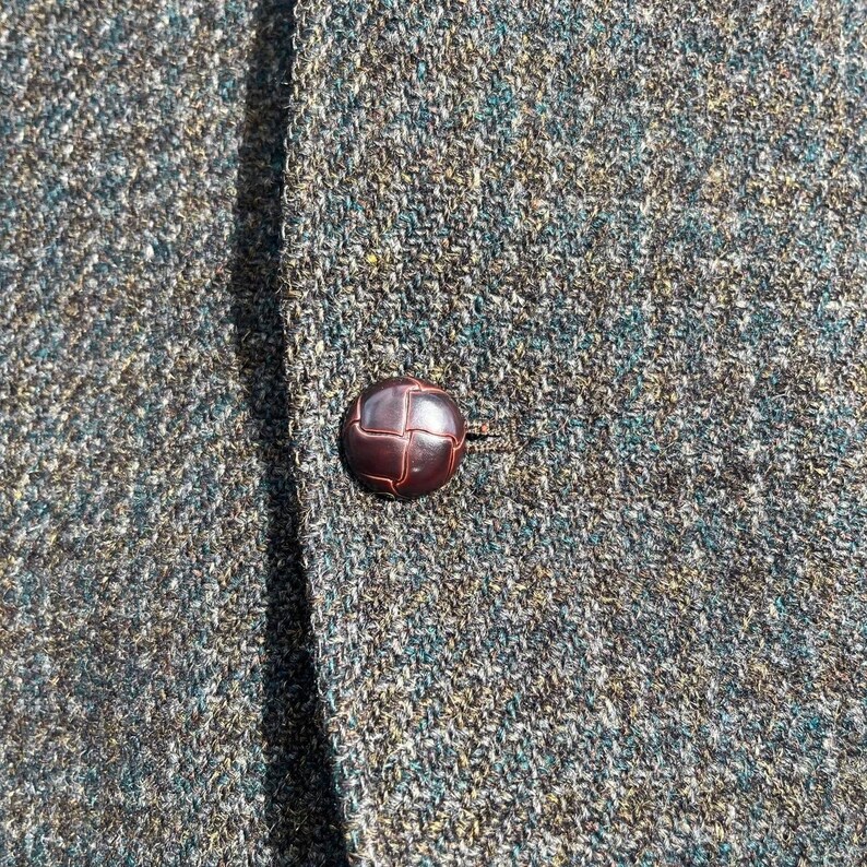 Handwoven Vintage Harris Tweed Blazer Jacket M Wool John Collier - Etsy