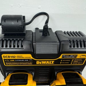 MOUNT for DCB102 Dual Dewalt Battery Charger- Double Dewalt Wall Mount ...