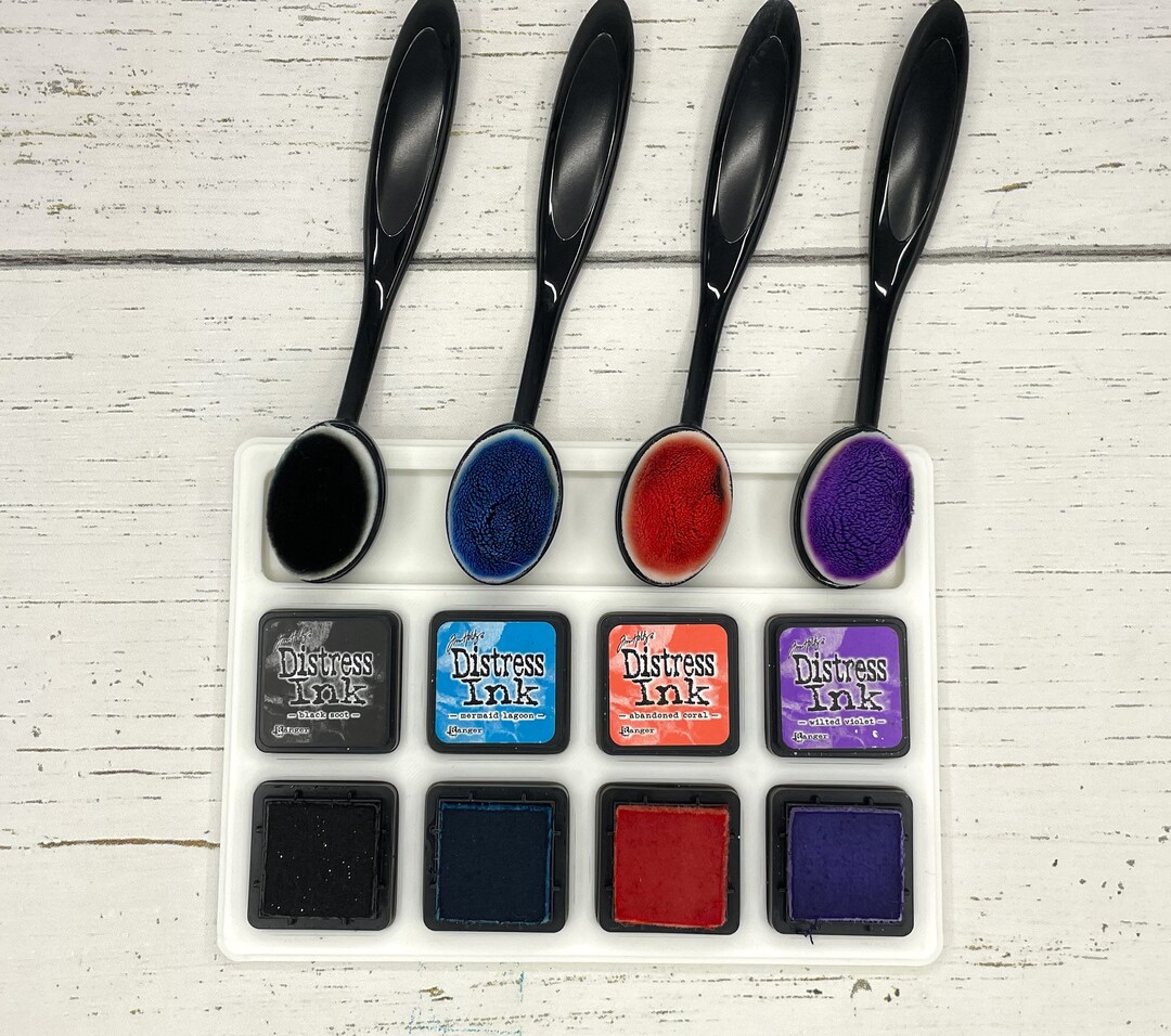 LAST CHANCE SALE- Slot Mini Ink Pad Holders W/ Holding Tray- Slide ...