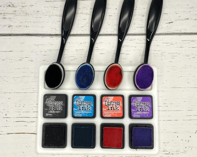 LAST CHANCE SALE- Slot Mini Ink Pad Holders W/ Holding Tray- Slide ...