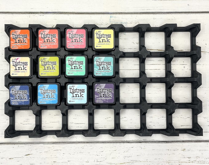 LAST CHANCE SALE- Mini Ink Pad Drawer Insert- Ink Pad Storage for ...