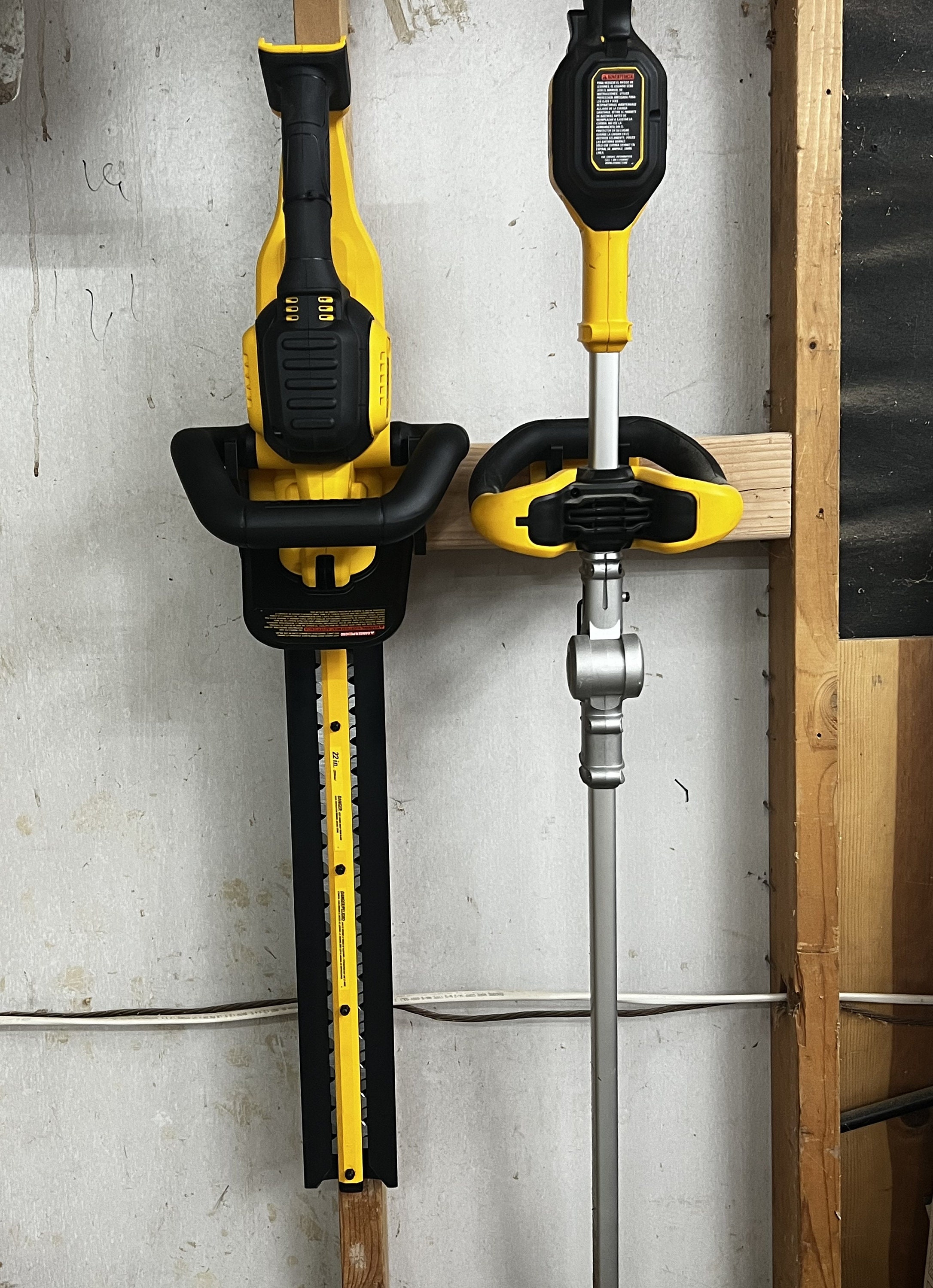 MOUNT for Dewalt Hedge Trimmer Tool- Model #DCHT820 Hedge Trimmer Wall ...