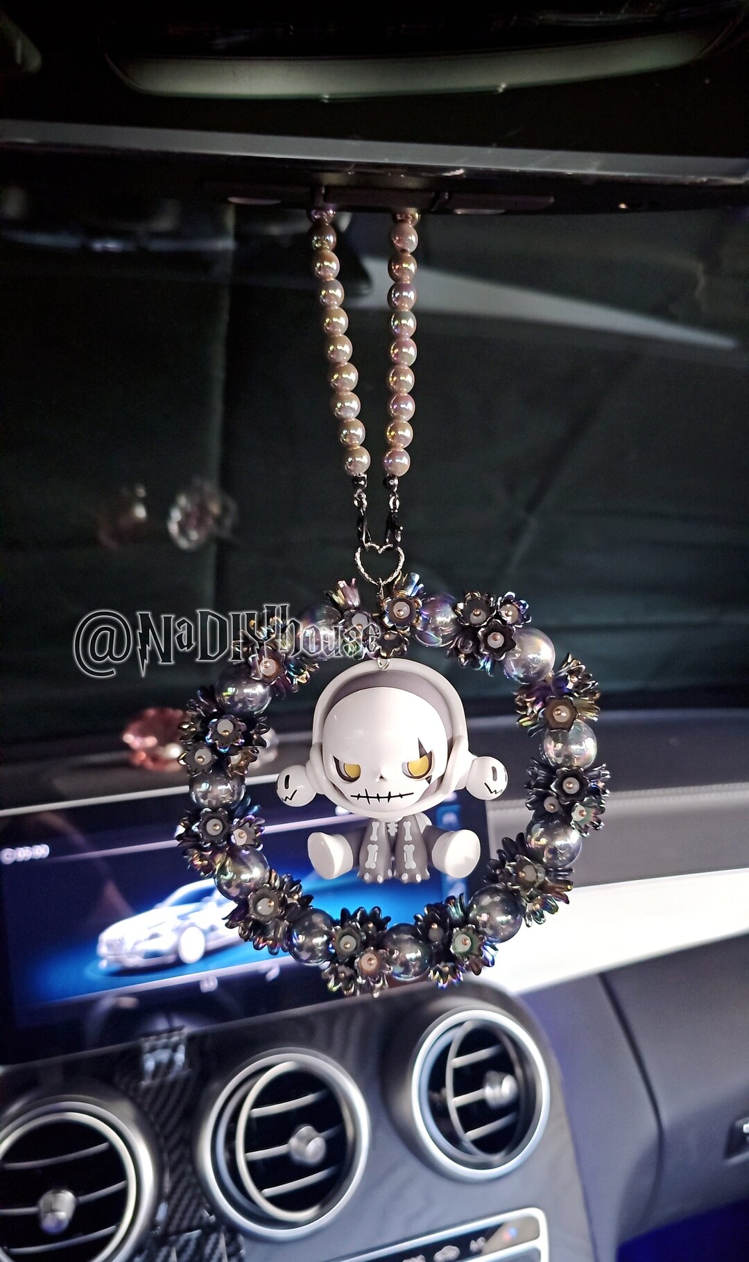 Authentic SKULLPANDA Skeleton Car Hanging Accessories POP - Etsy