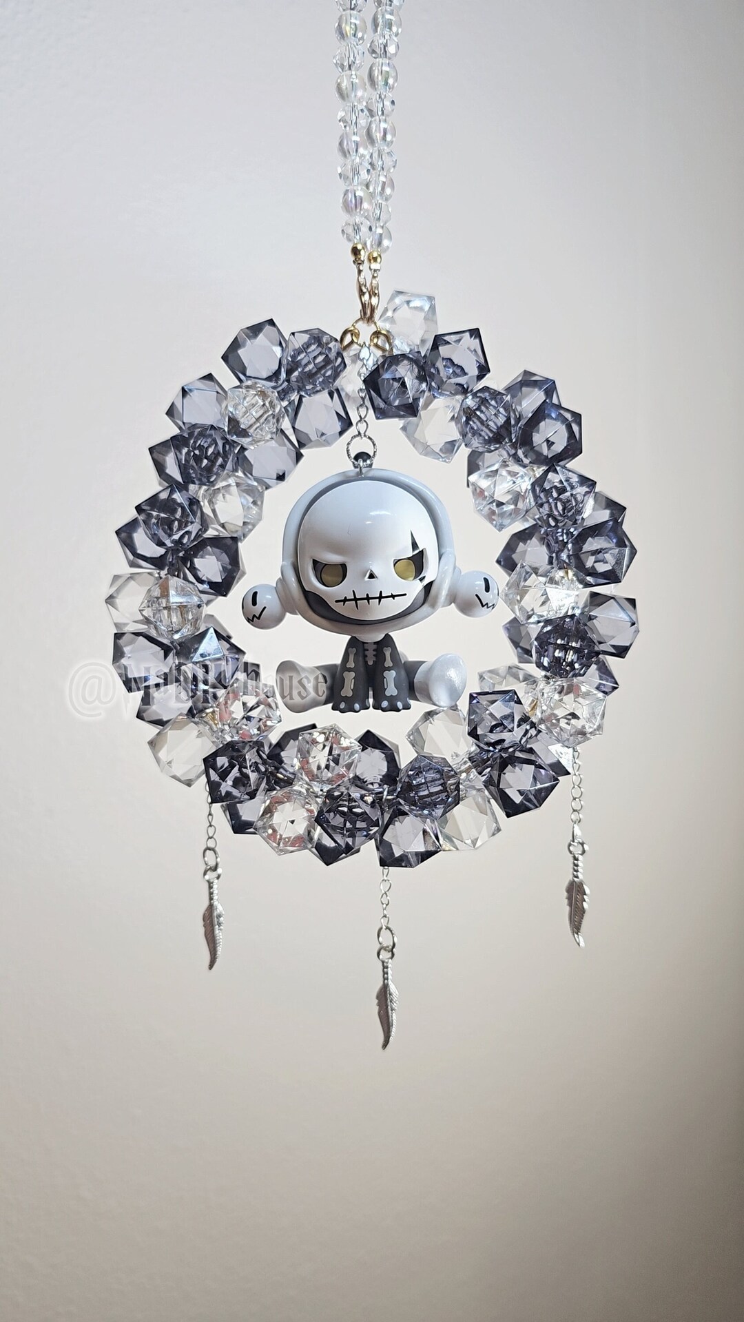 Authentic SKULLPANDA Skeleton Car Hanging Accessories, POP MART ...